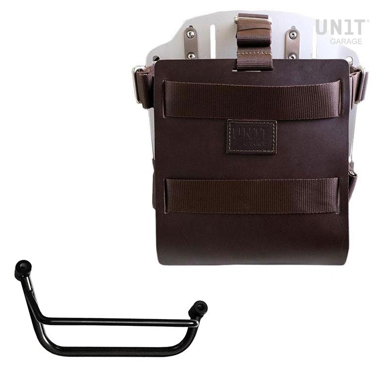 Carrying system in aluminum with adjustable leather front, Quick ...