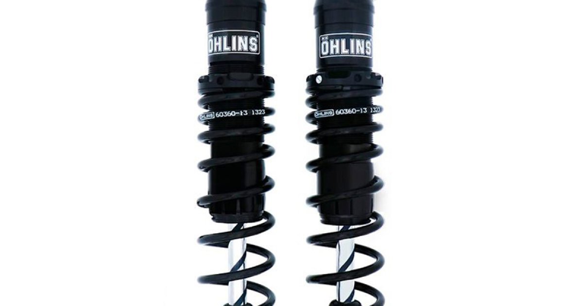 Rear Shock Absorbers Öhlins S36E BlackLine Piaggio Vespa GTS 150/300 ...