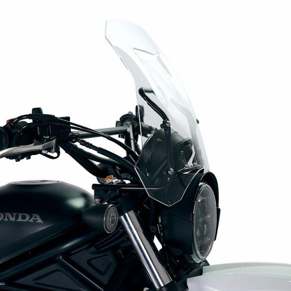 Windshield with GPS support for Honda CL