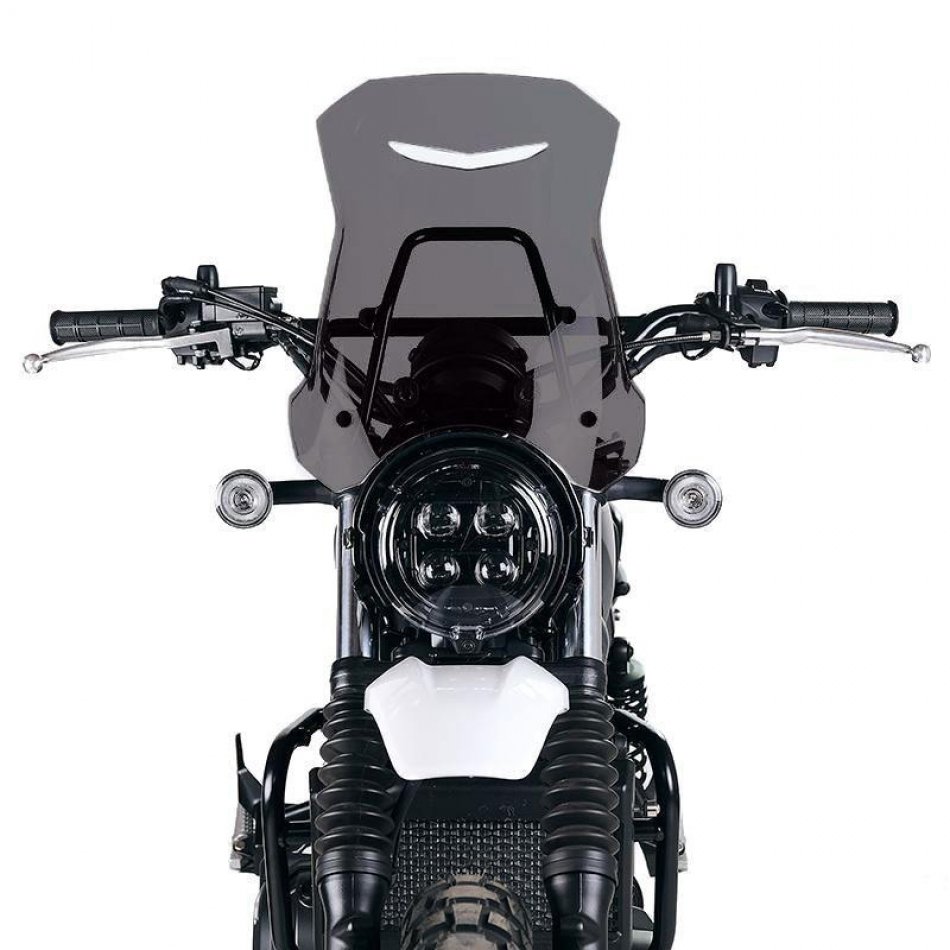Windshield with GPS support for Honda CL