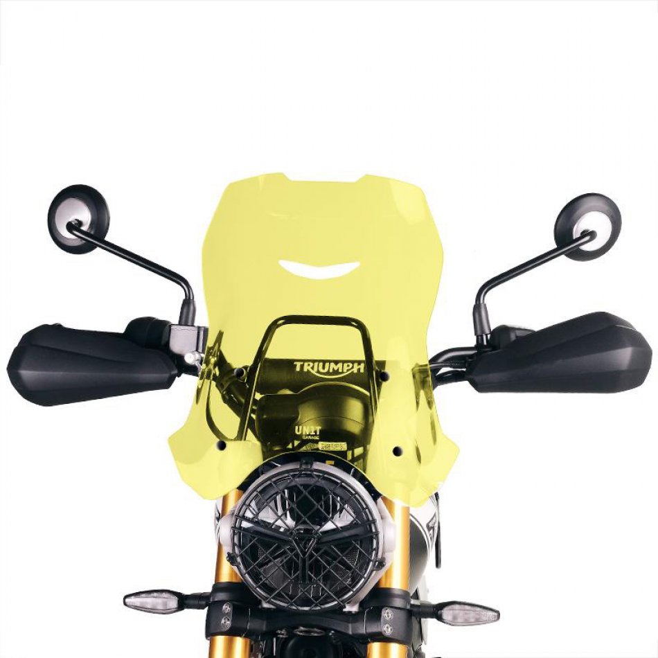 Windshield XL with GPS support for Triumph Scrambler 400 X