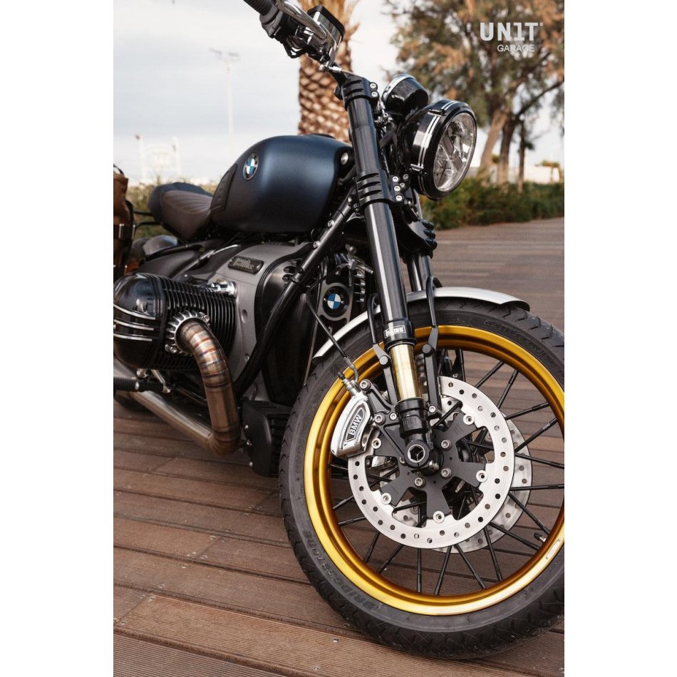 Ohlins fork kit BMW R18 + Unit garage triple clamp with axial fork feet