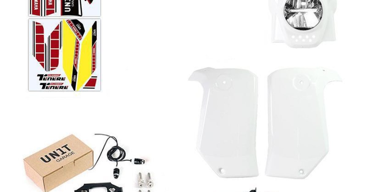 Kit Yamaha Ténéré 700 Classic White (extreme edition or with high fender)