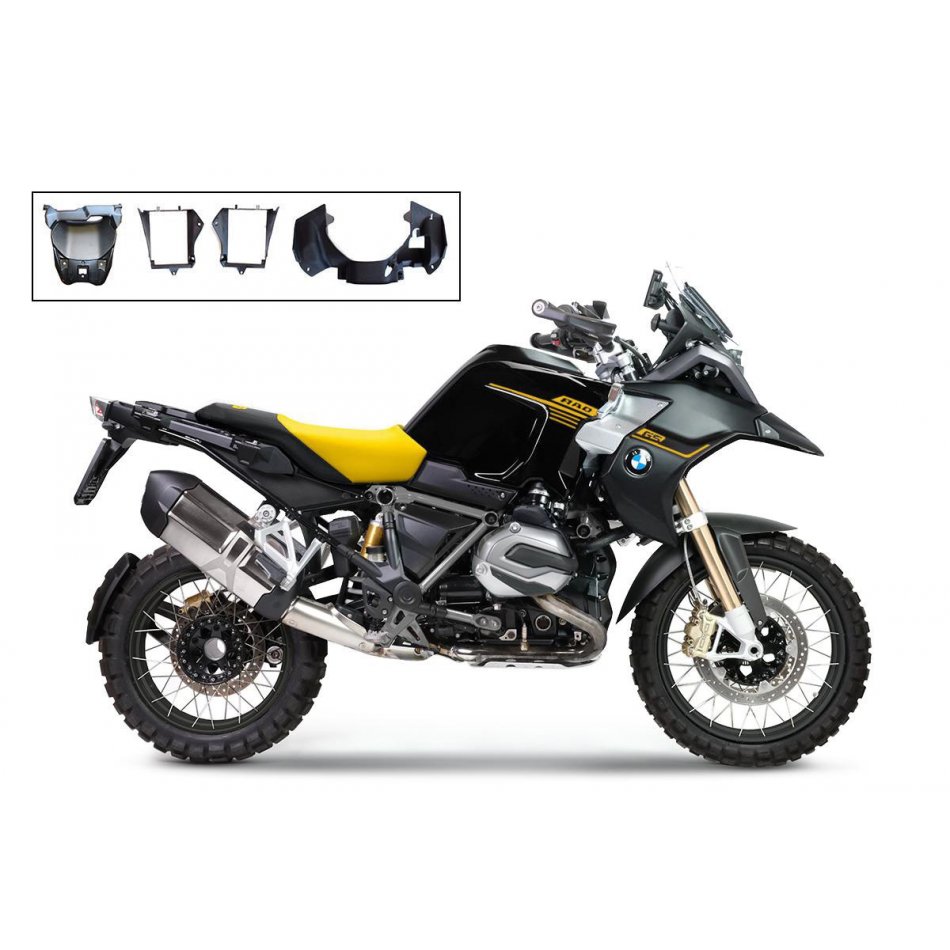 Kit RAD R1200GS (2013-2016) (YELLOW 40th- MATT BLACK)
