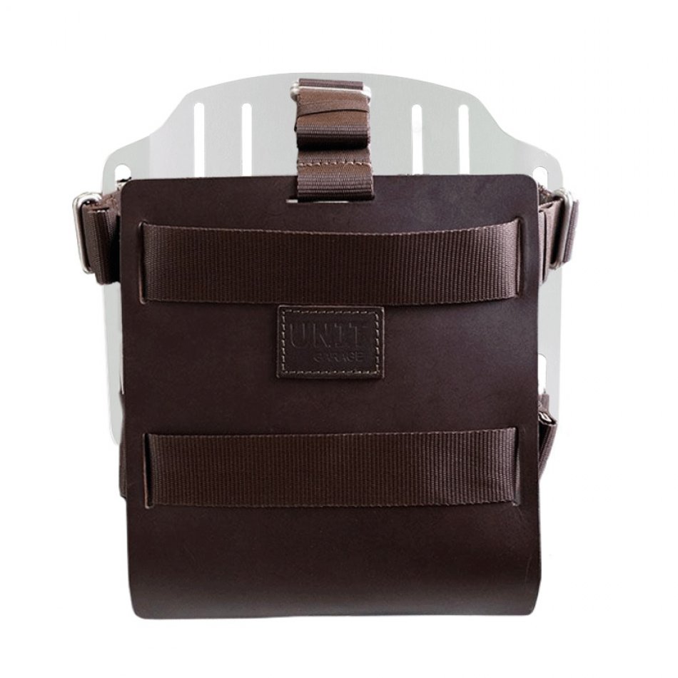 Carrying system in aluminum with adjustable leather front, Quick ...
