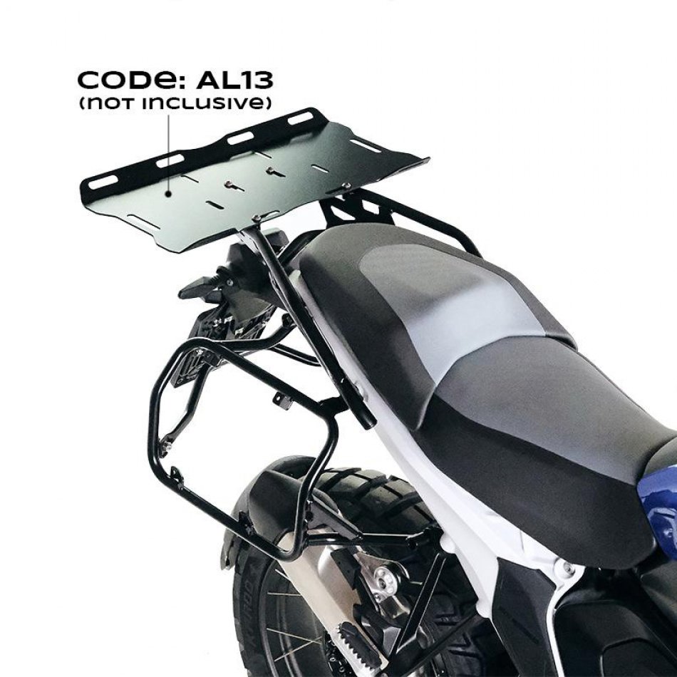 Rear luggage rack with passenger grip BMW R1300GS (black colour)