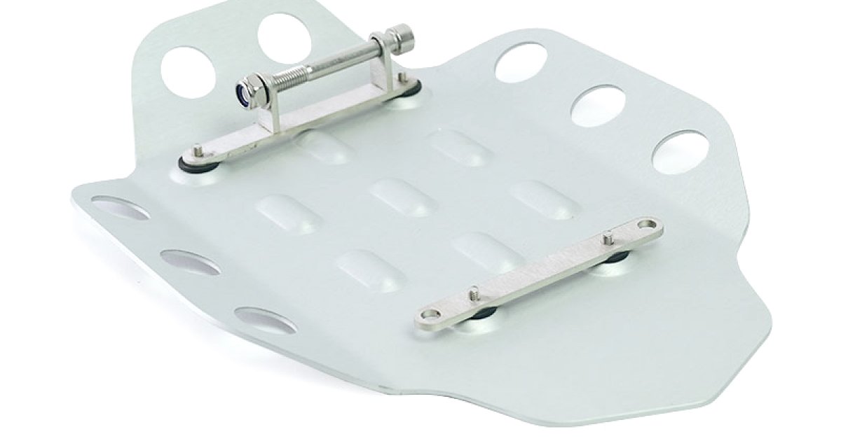 Engine protection plate in aluminium BMW R12 NineT