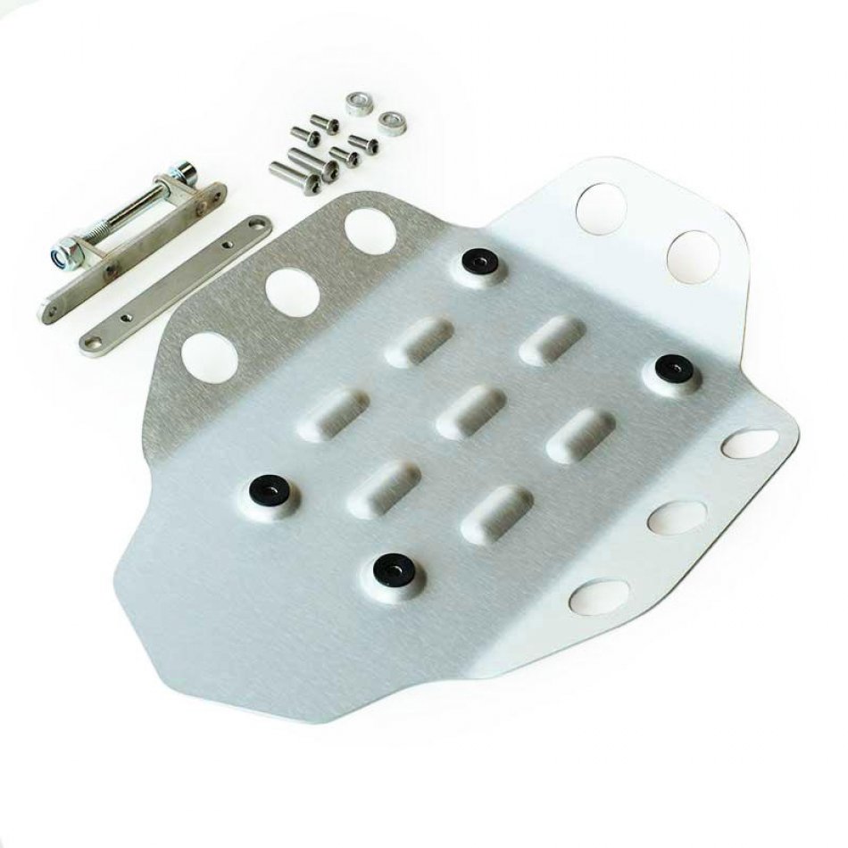 Engine protection plate in aluminium