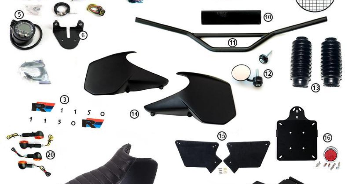 R1150R Basic Kit with tank side panels